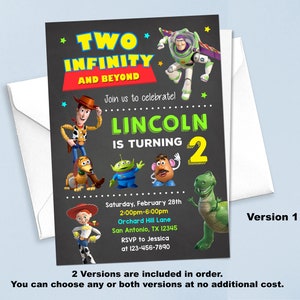 Two Infinity and Beyond Invitation, Two Infinity and Beyond Birthday ...
