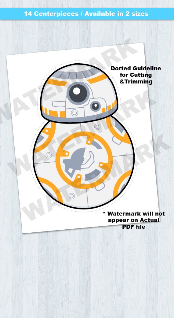 Star Wars Table Centerpiece INSTANT DOWNLOAD - Etsy