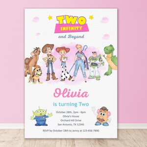 Two Infinity and Beyond Invitation, Two Infinity and Beyond Birthday ...