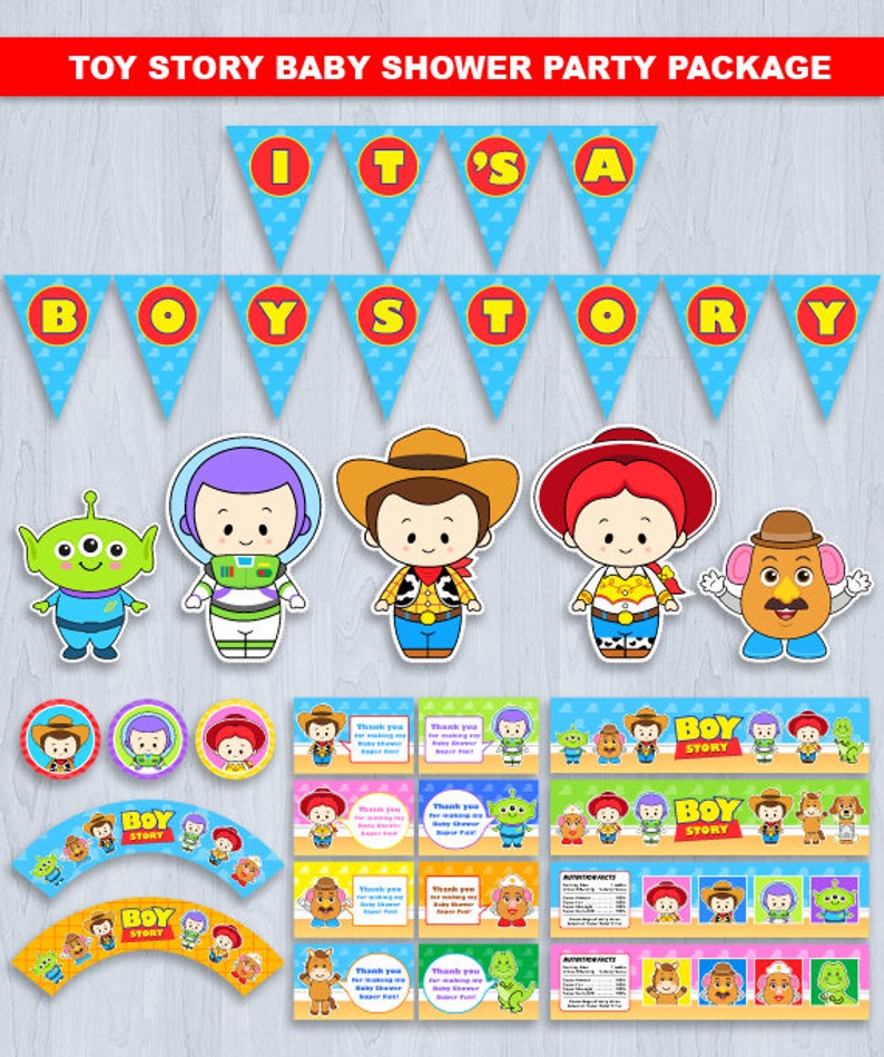 Toy Story baby shower Invitation its a boy story Baby shower | Etsy