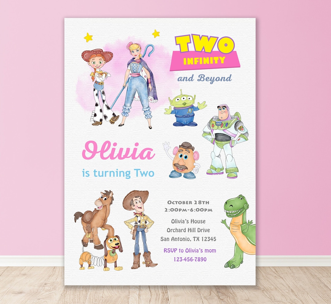 Two Infinity and Beyond Invitation, Two Infinity and Beyond Birthday ...