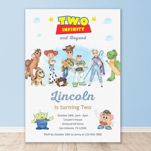 Two Infinity and Beyond Invitation, Two Infinity and Beyond Birthday ...