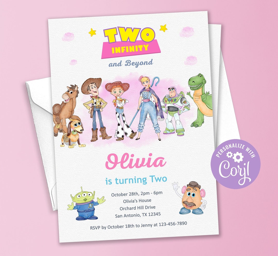Two Infinity and Beyond Invitation, Two Infinity and Beyond Birthday ...