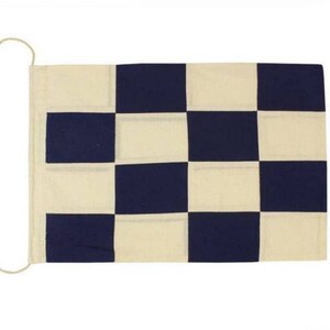 Letter W Cotton Nautical Signal Flag - Etsy