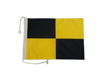 Letter W Cotton Nautical Signal Flag | Etsy