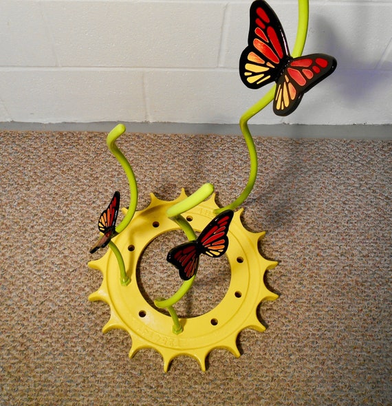 Free Standing Metal Sculpture Gear Base Commercial Garden | Etsy