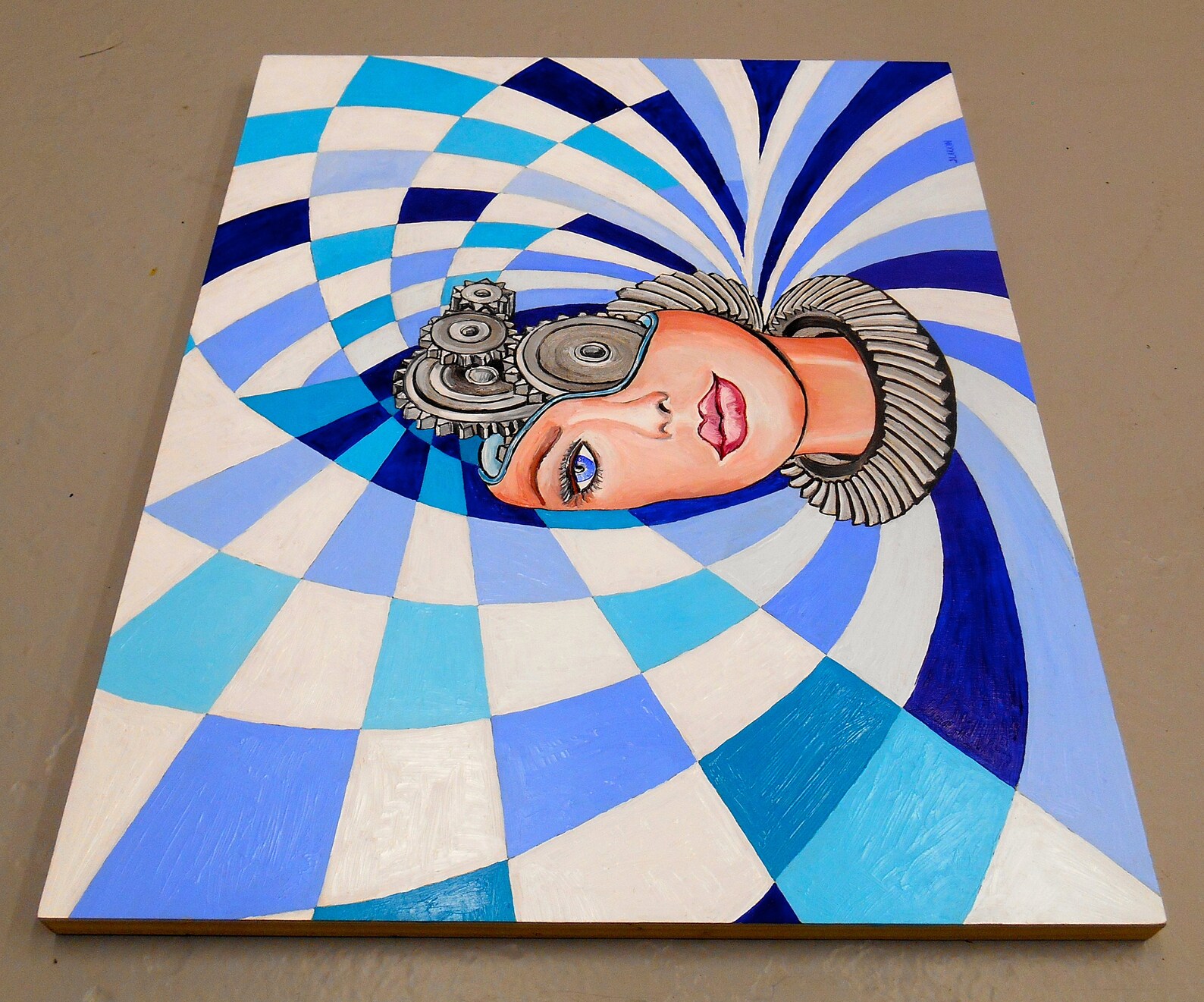 Transhumanism Surreal Oil Painting Artificial Intelligence - Etsy