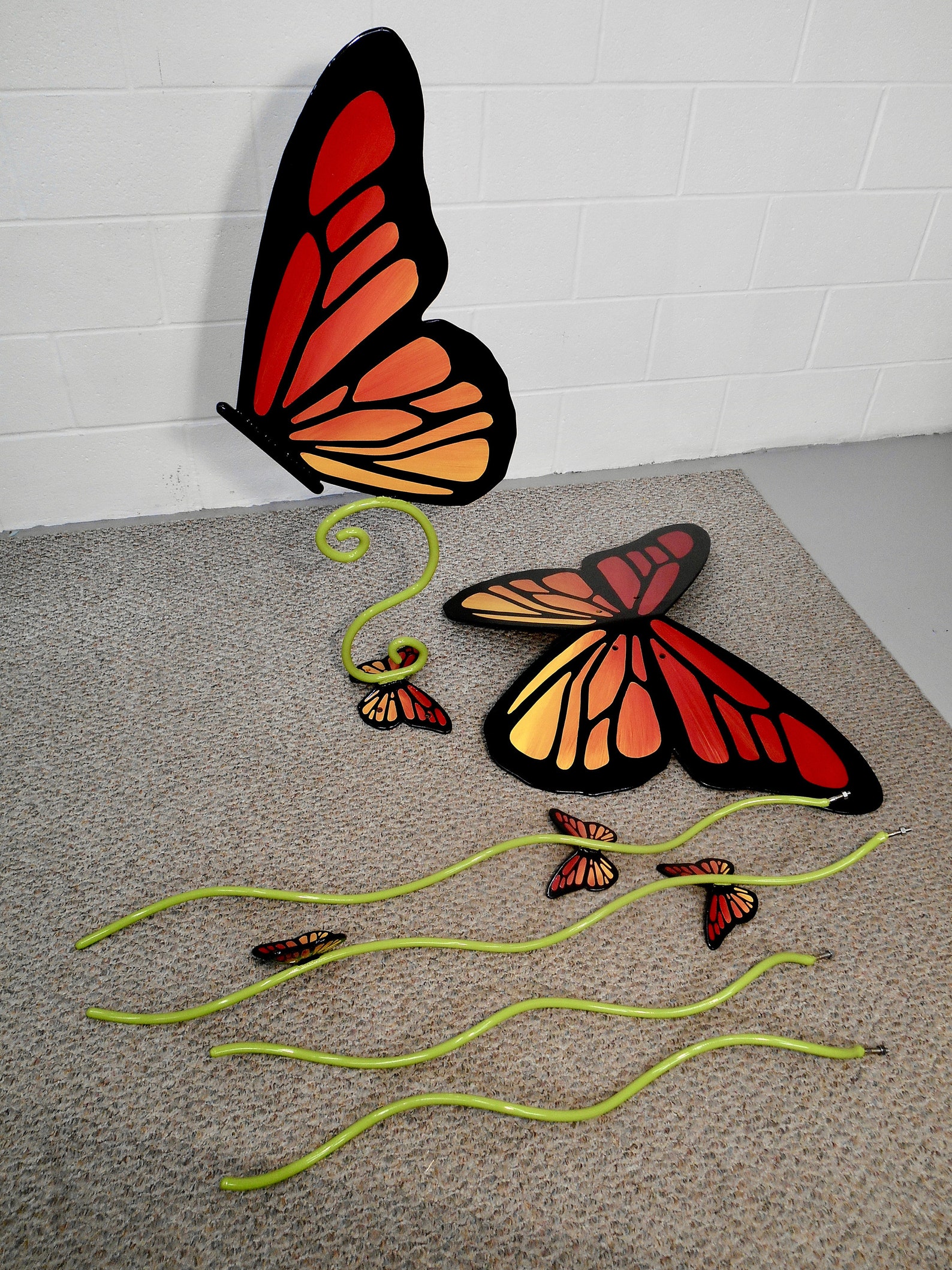 Butterfly Metal Wall Decor Plasma Cut Metal Butterfly Large | Etsy