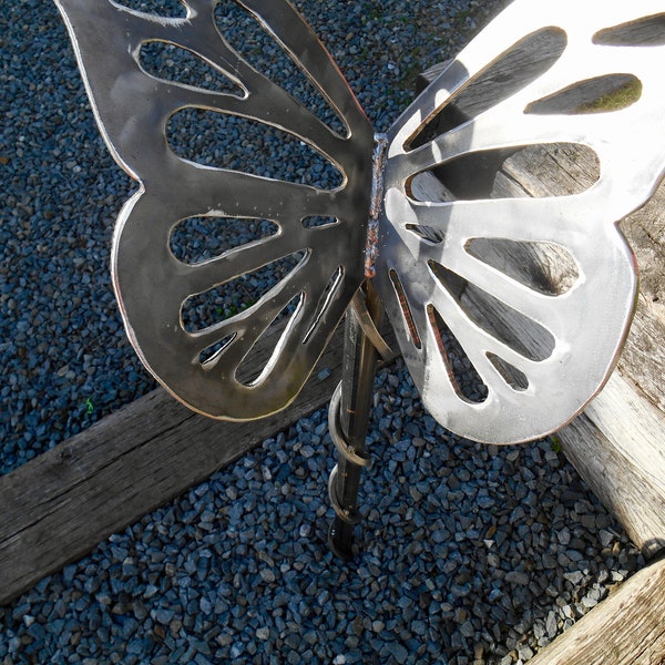 Large Metal Garden Butterfly - Etsy