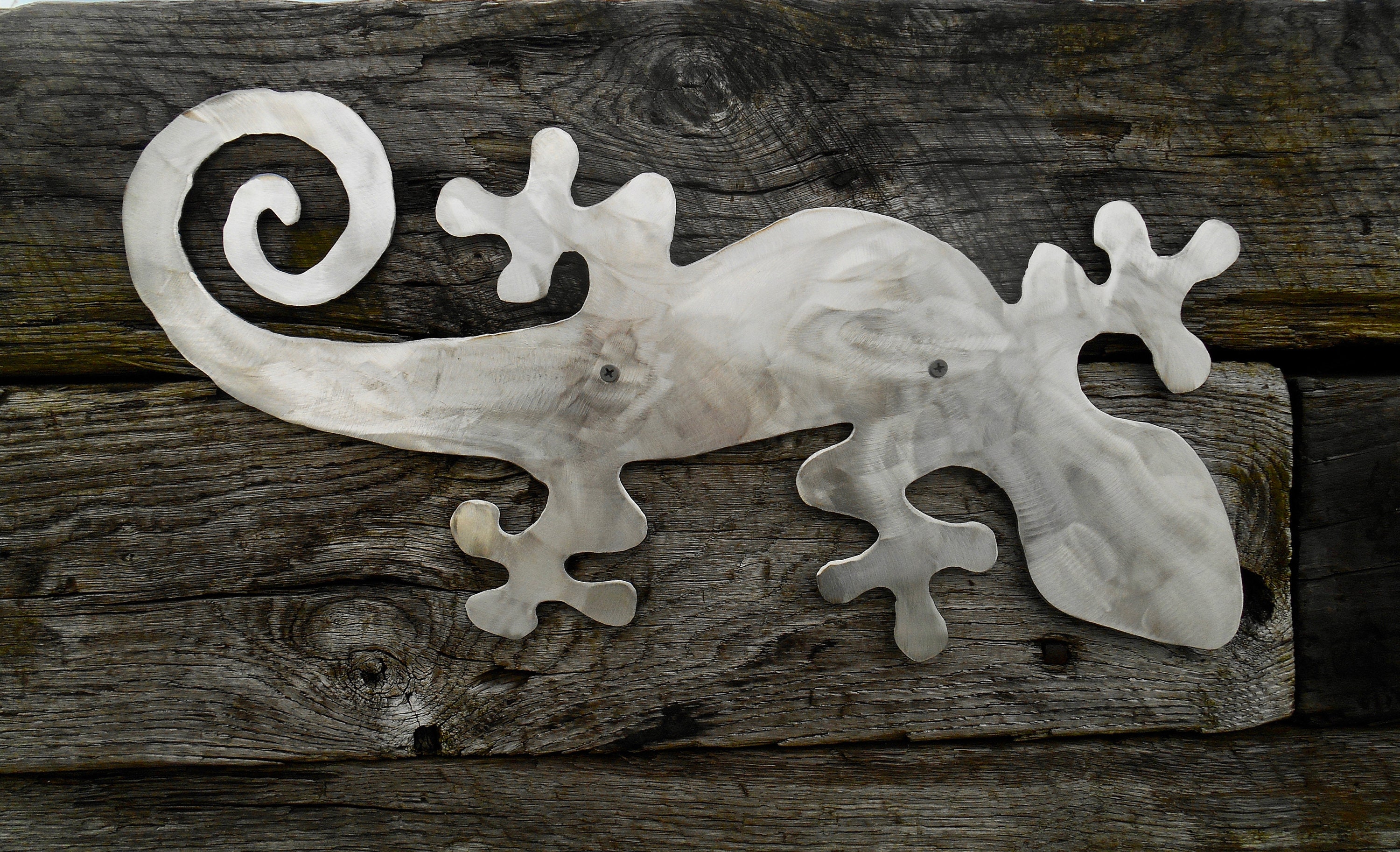 Gecko - Lizard - Metal Lizard - Metal Art - Lizard Metal Wall Hanging ...