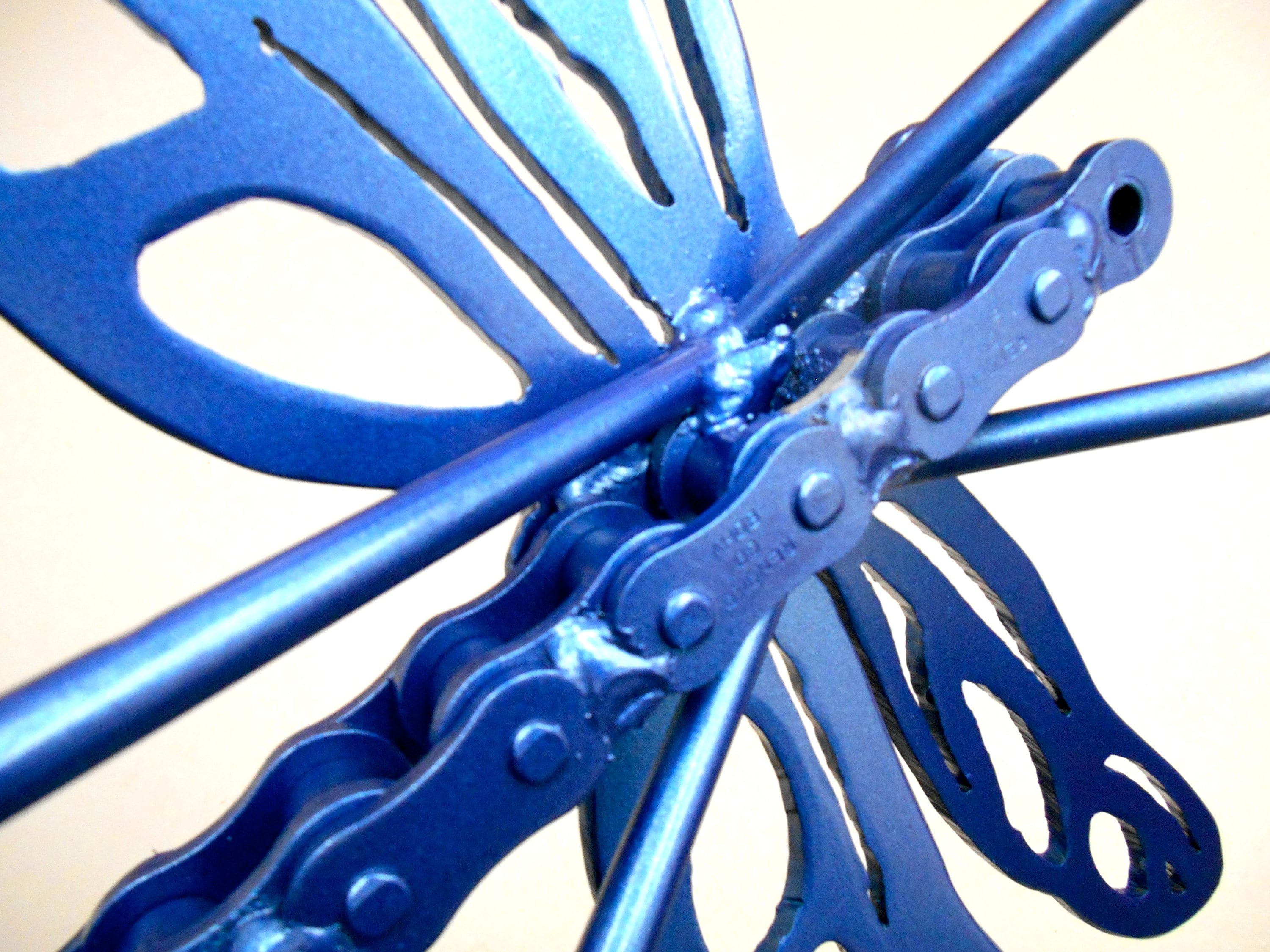 Large Dragonfly Sculpture, Metal Dragonfly, Steampunk Metal Art, Gift ...