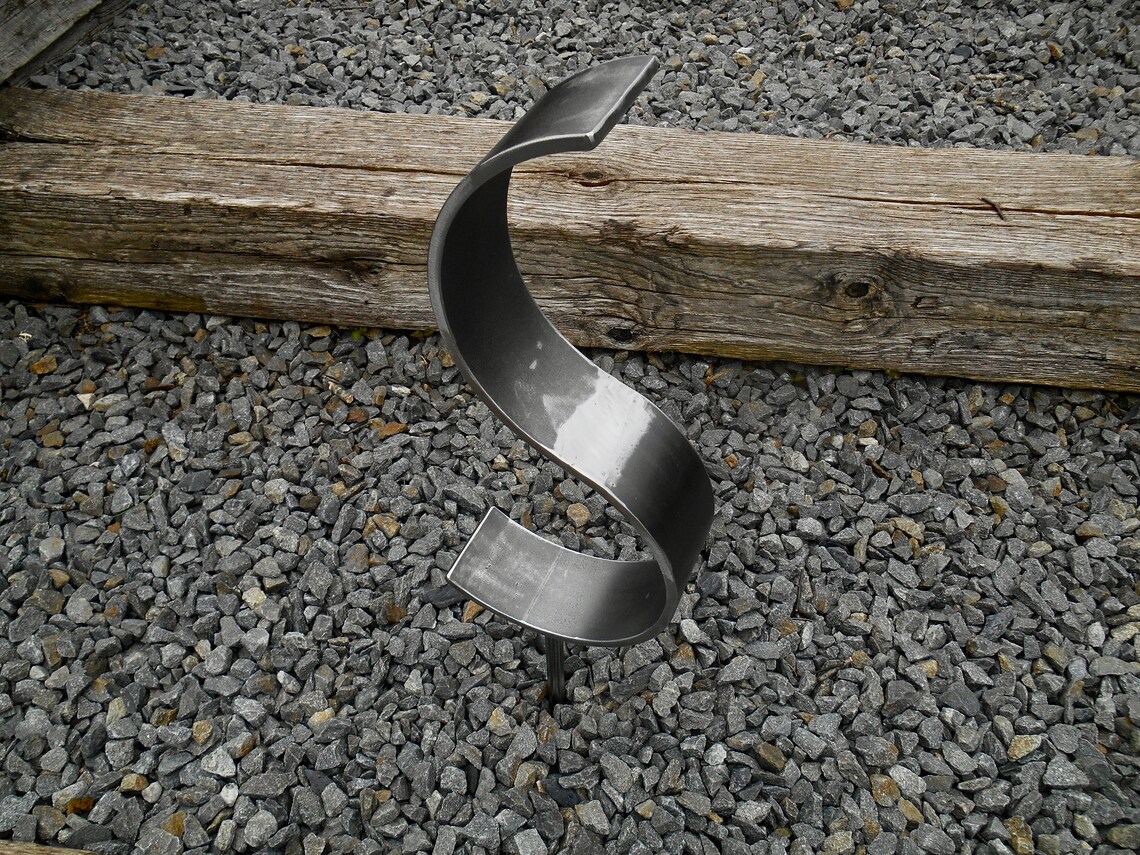 Rusty Metal Sculpture Rusty Metal Ring Metal Art Rustic - Etsy