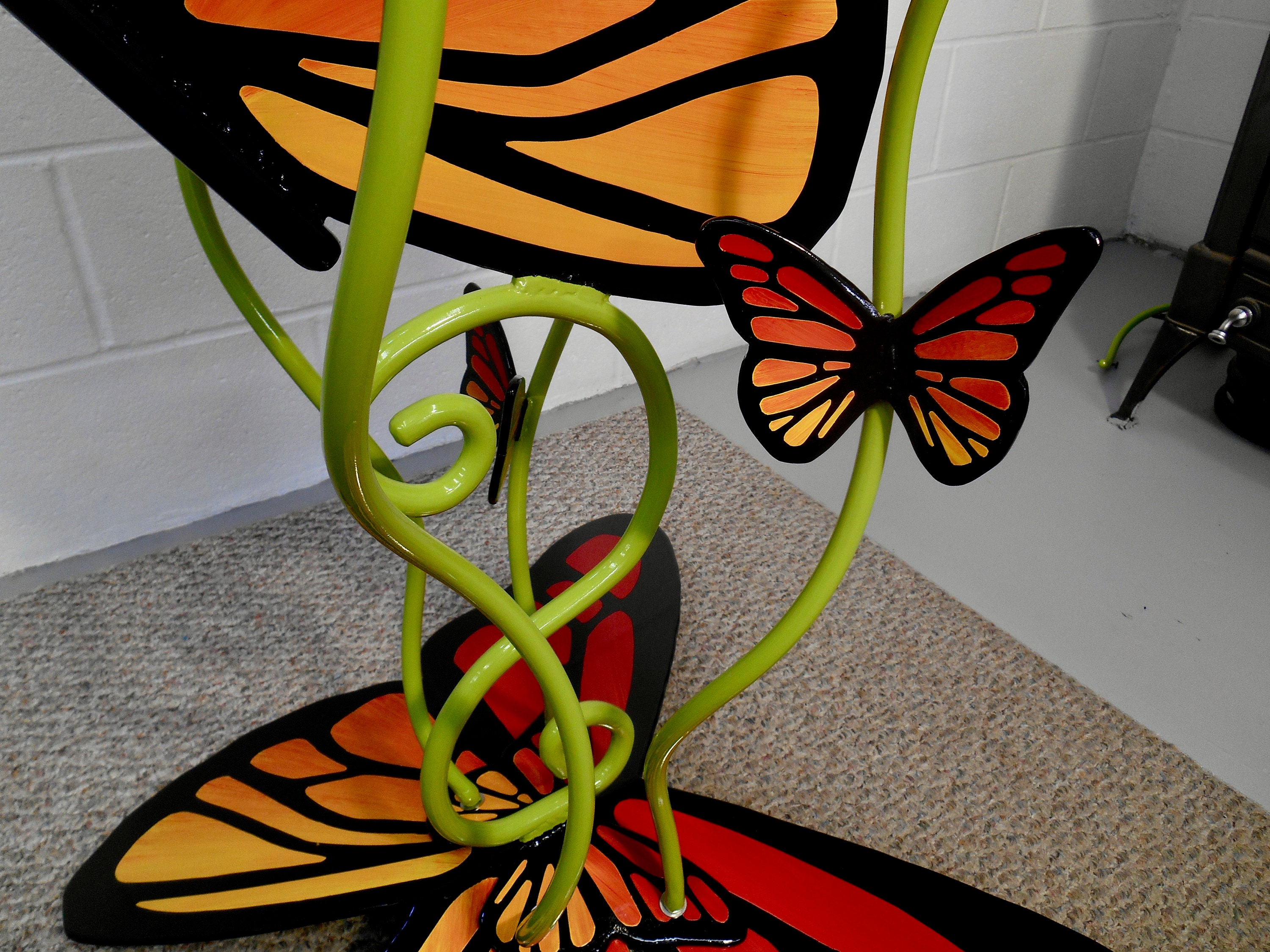 Butterfly Metal Wall Decor, Plasma Cut Metal Butterfly, Large ...