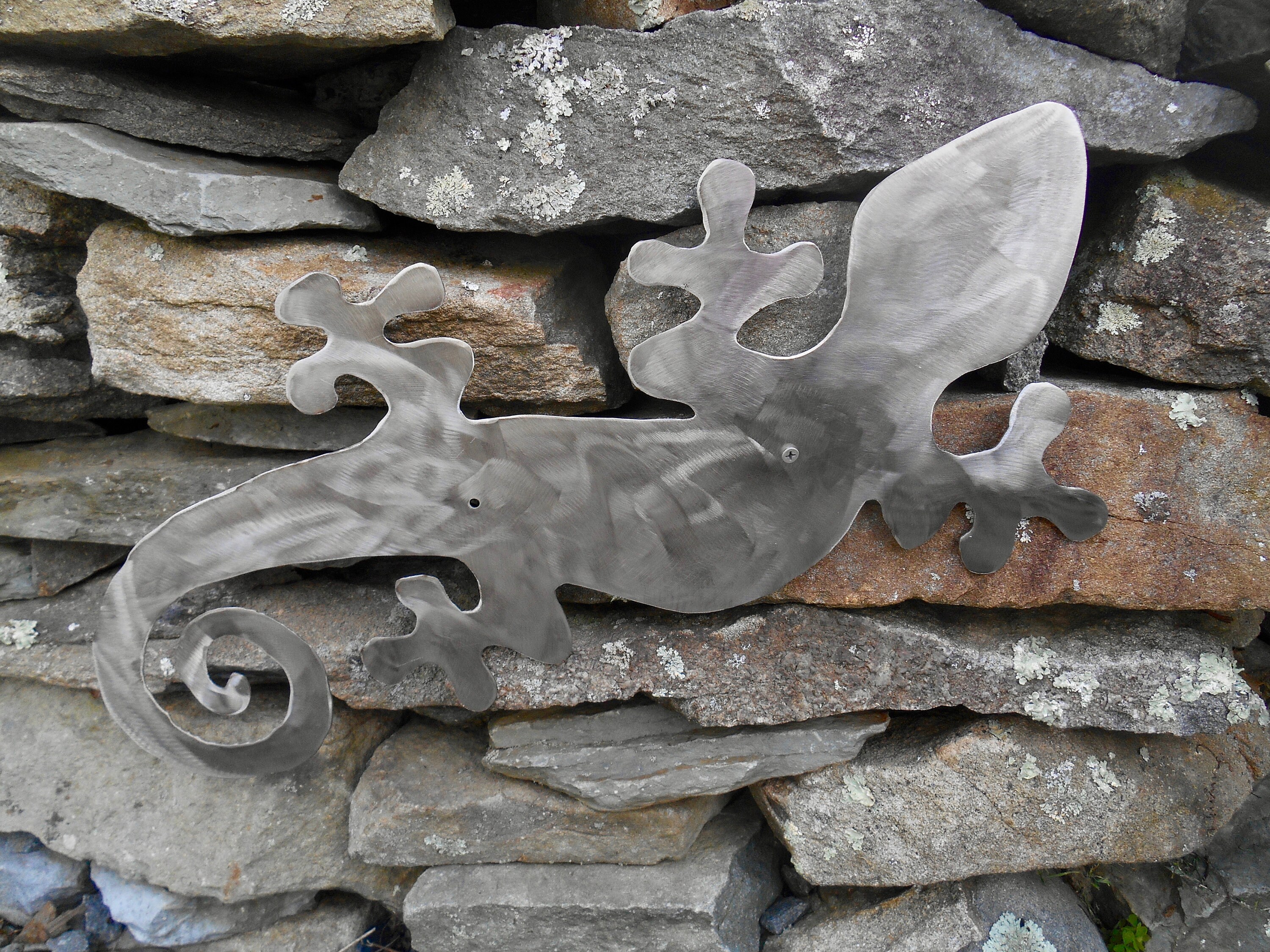 Gecko - Lizard - Metal Lizard - Metal Art - Lizard Metal Wall Hanging ...
