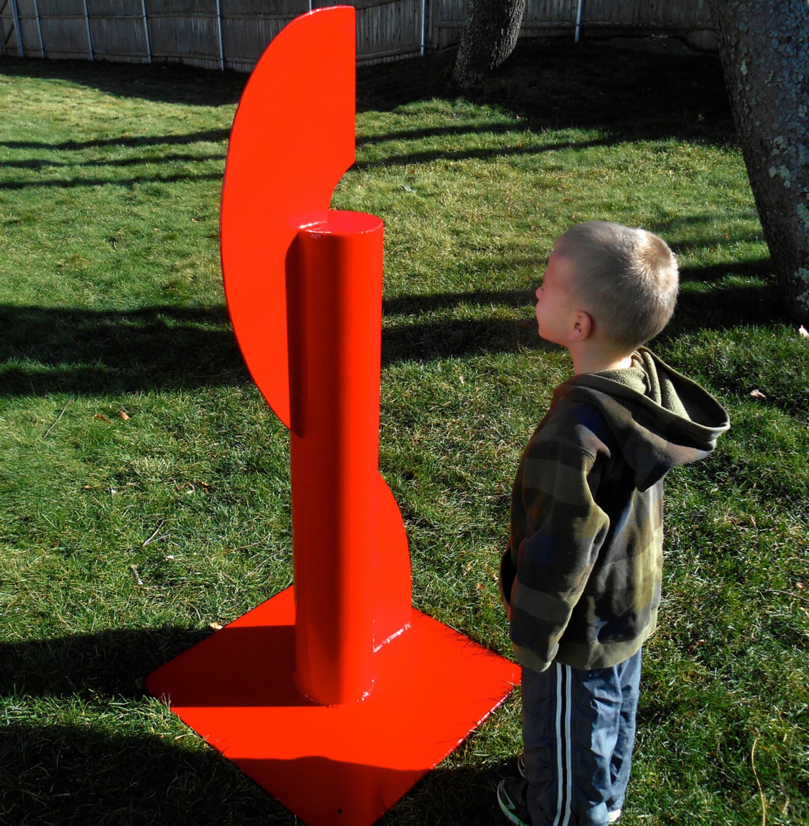 Metal Sculpture, Free Standing Metal Sculpture, Landscape Art, Large ...