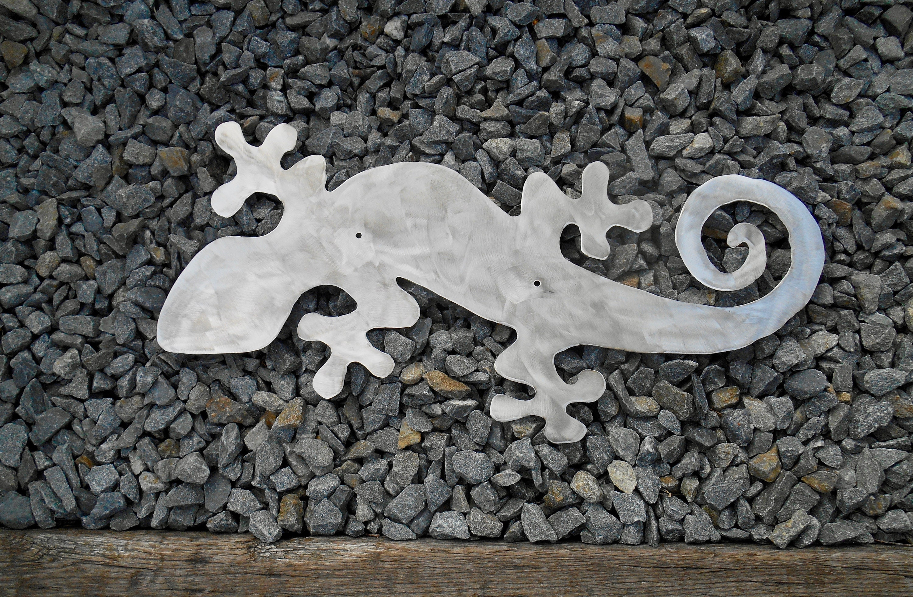 Gecko Lizard Metal Lizard Metal Art Lizard Metal Wall | Etsy
