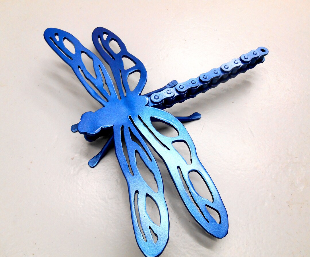 Large Dragonfly Sculpture, Metal Dragonfly, Steampunk Metal Art, Gift ...