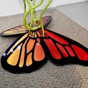 Butterfly Metal Wall Decor, Plasma Cut Metal Butterfly, Large ...