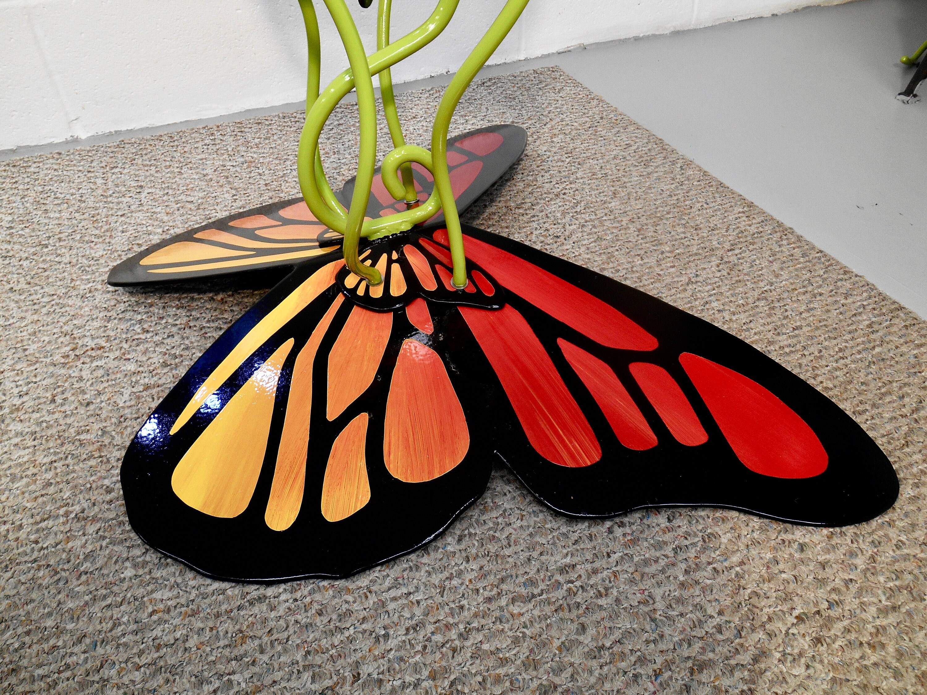 Butterfly Metal Wall Decor, Plasma Cut Metal Butterfly, Large ...