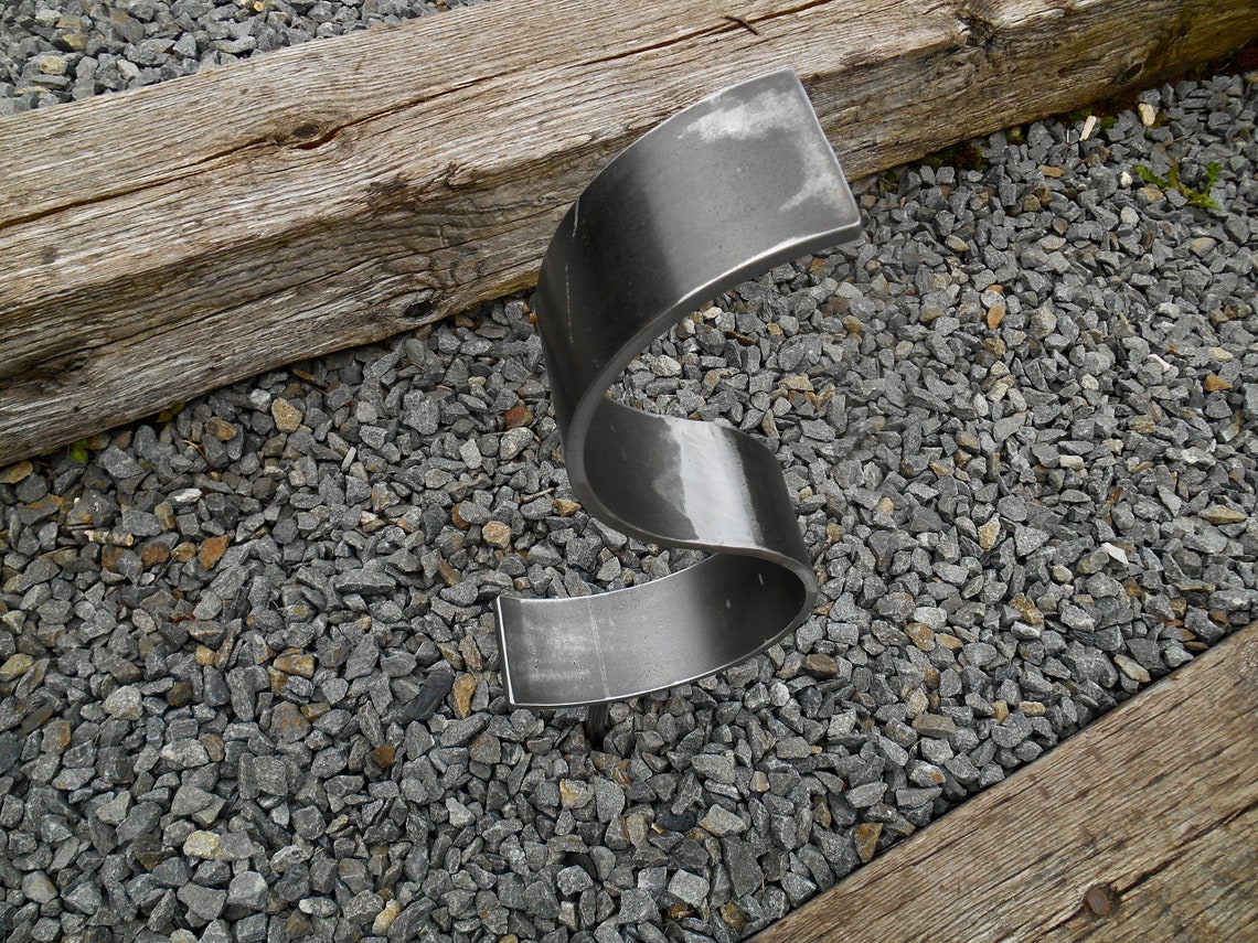 Rusty Metal Sculpture Rusty Metal Ring Metal Art Rustic - Etsy