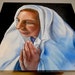 Oil Painting Virgin Mary, Jewish Woman, Original Religious Painting ...