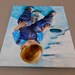 Boy Ice Fishing, First Catch, Winter Oil Painting, Canvas Print ...