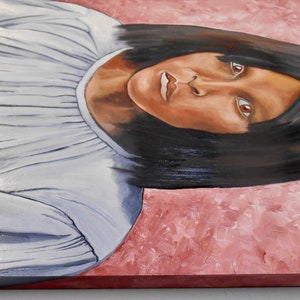 Native American Oil Painting, Original Oil, Indian Woman Oil Painting ...