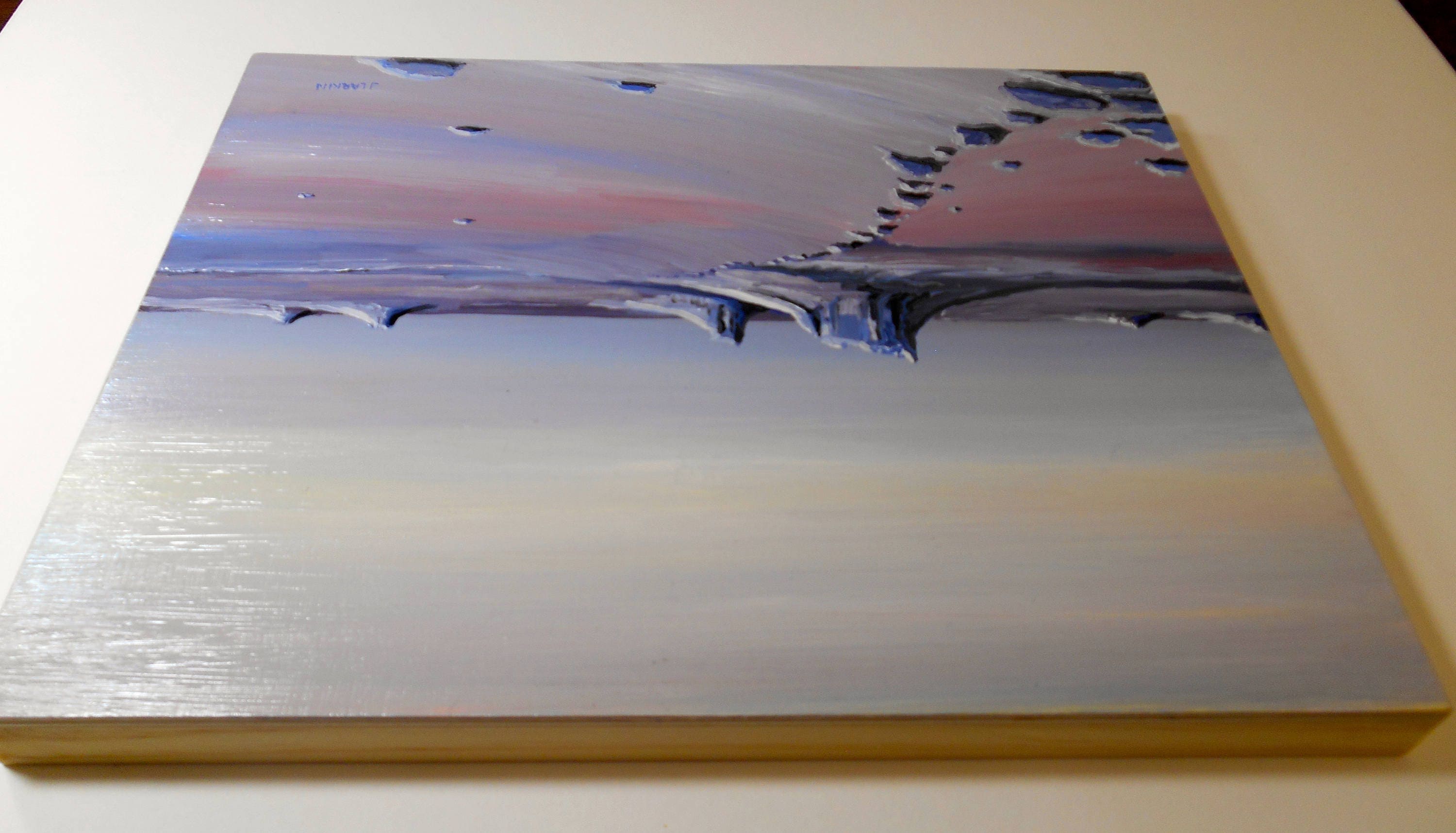 Landscape Oil Painting, Oil on Wood Panel, Terrestrial Landscape, 8x10 ...