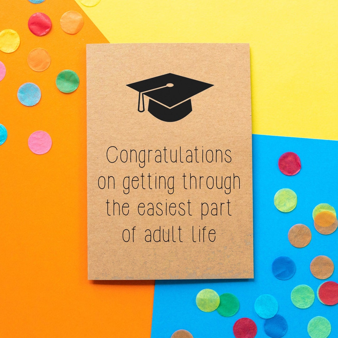 Funny Graduation Card, Graduation Cards, College Graduation, Funny ...