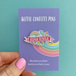 Alpha Female Enamel Pin - Etsy