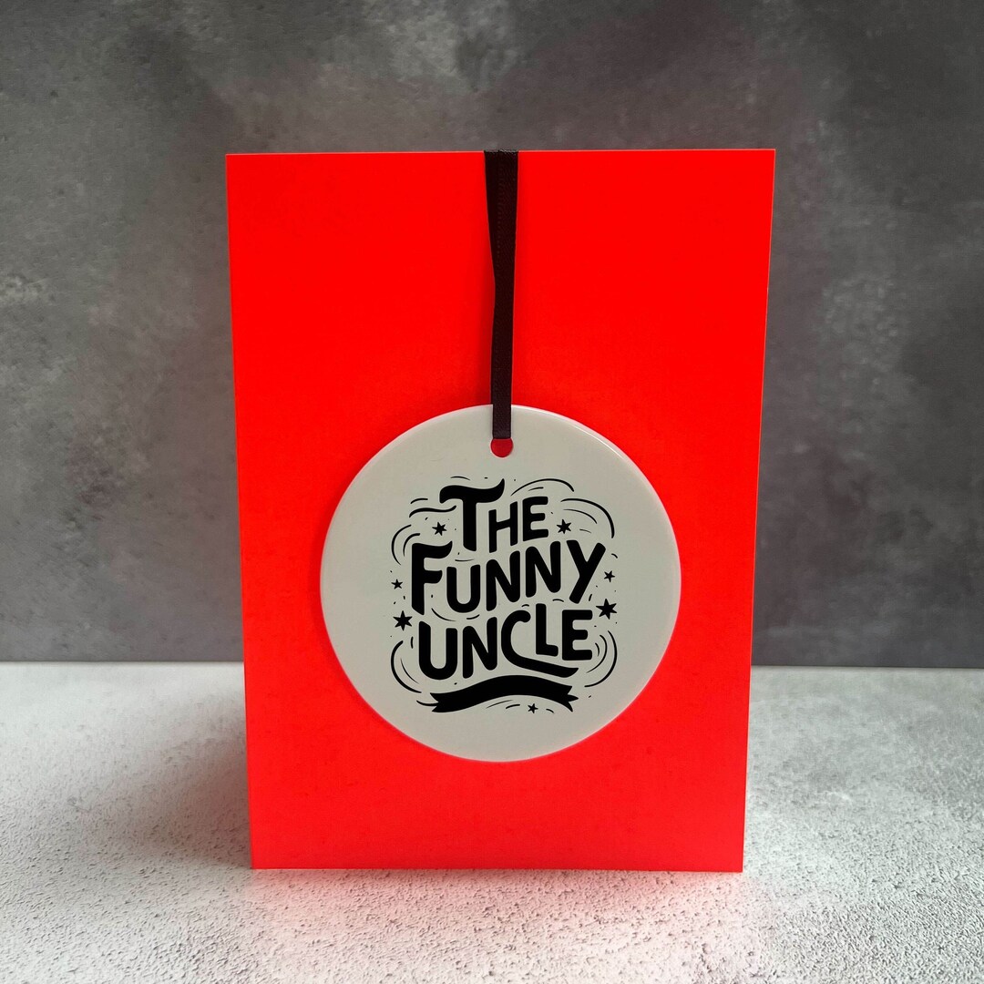 Funny Uncle Birthday Card, Uncle Birthday Gift, Uncle Thank You Card ...