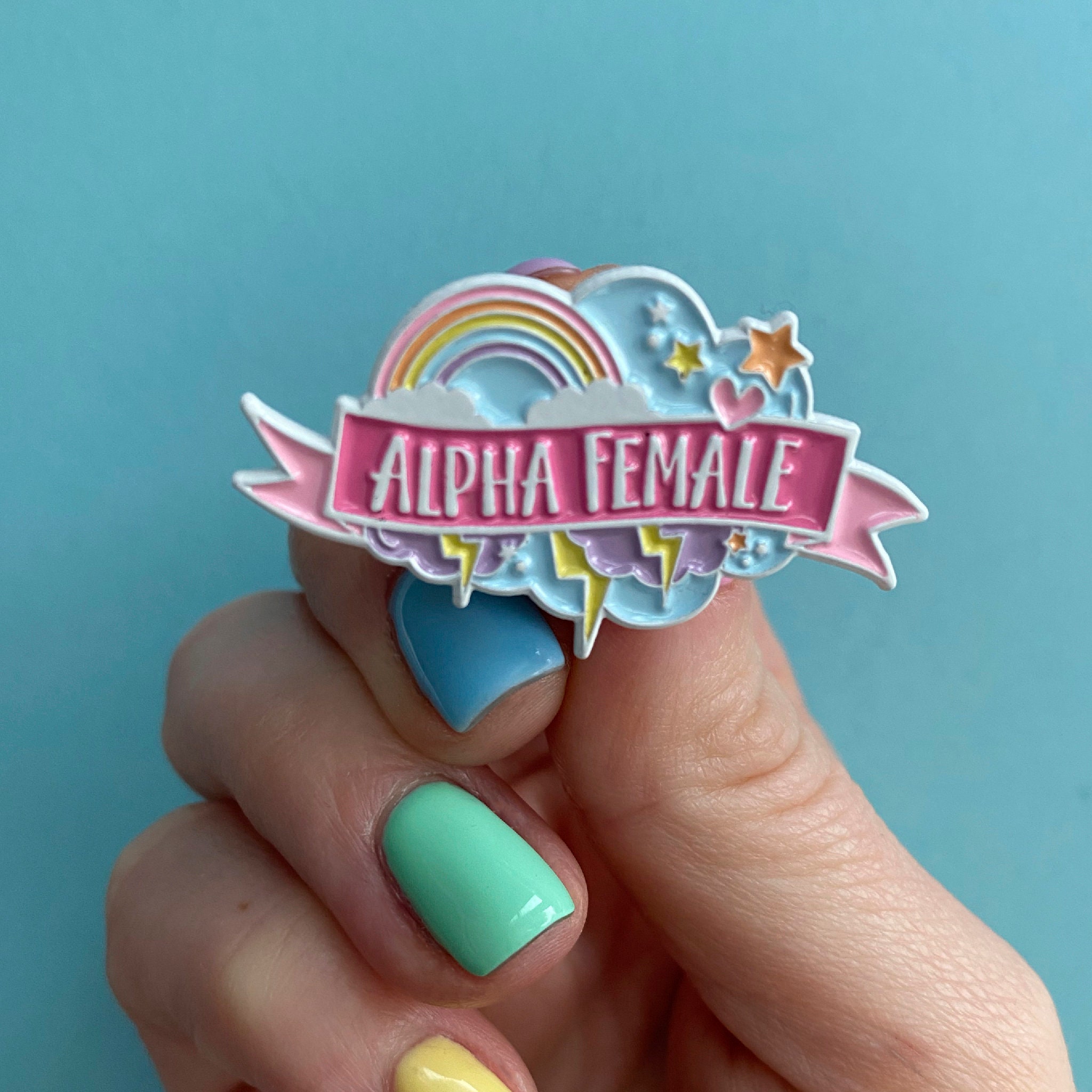 Alpha Female Enamel Pin | Etsy