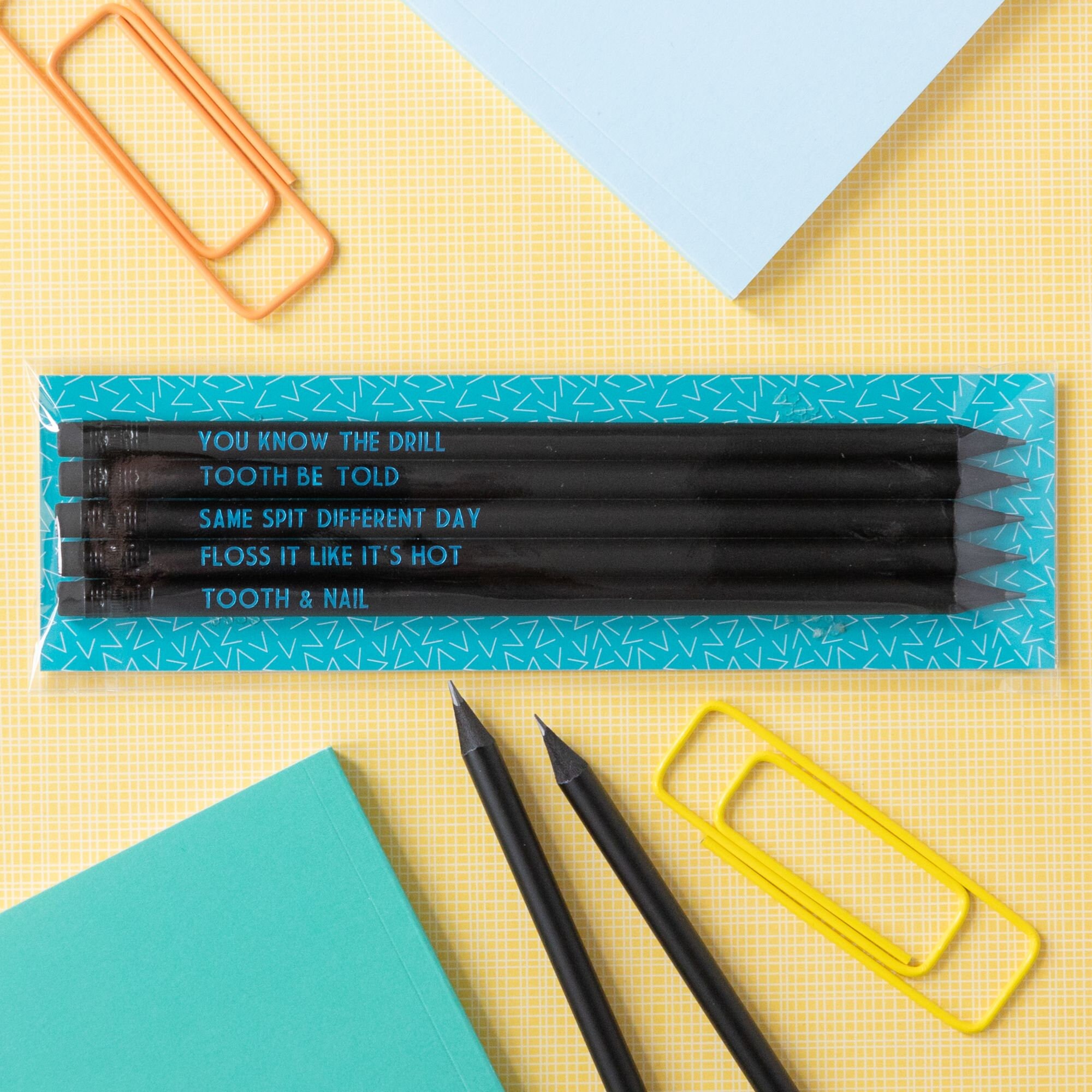 Dentist Pencil Set | Same Spit Different Day - Etsy