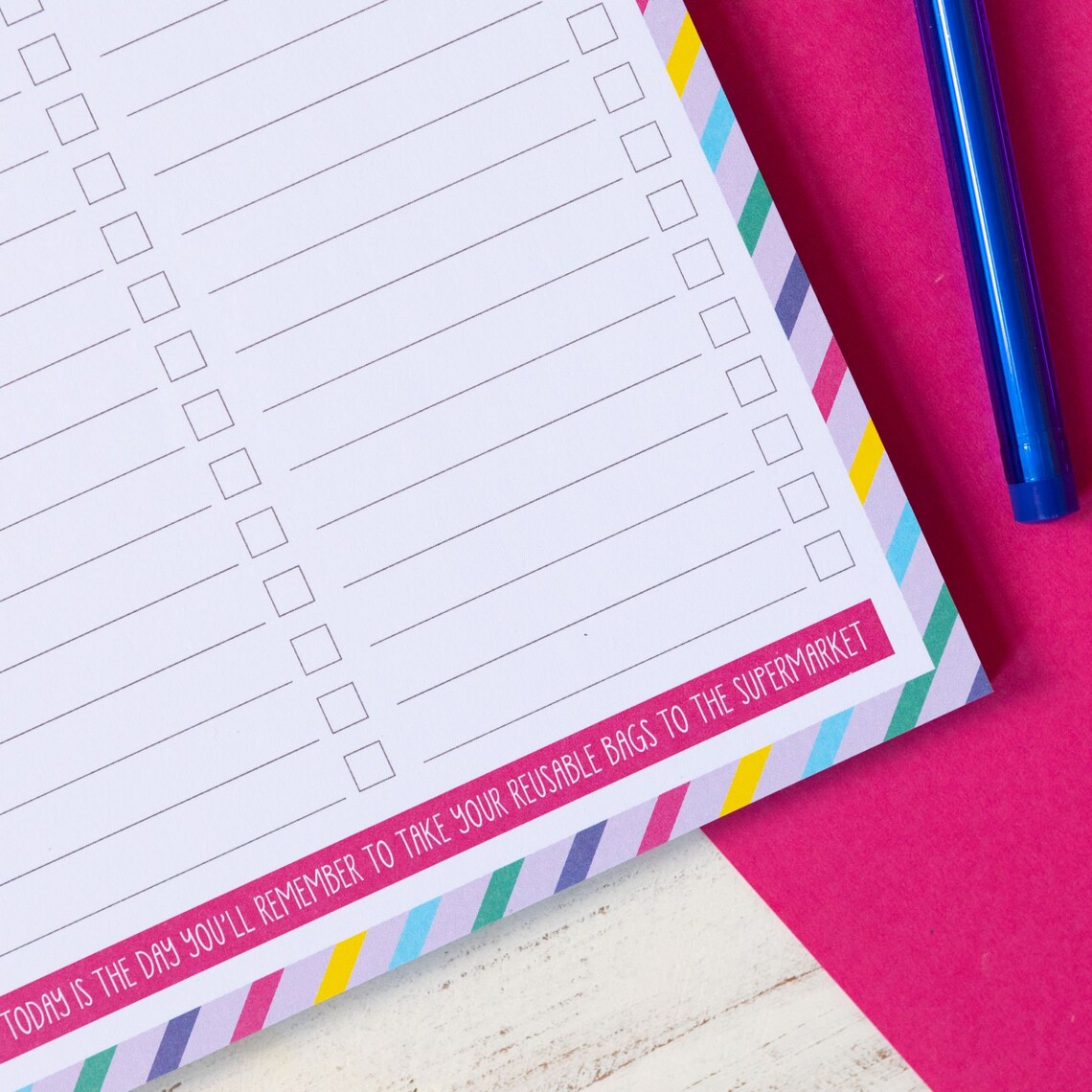 Shopping List Notepad A5 Groceries Checklist Pad to Do | Etsy