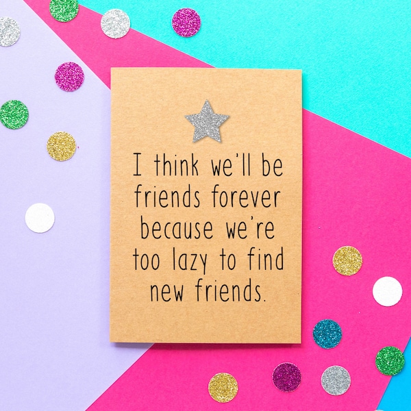 Friendaversary Card - Etsy