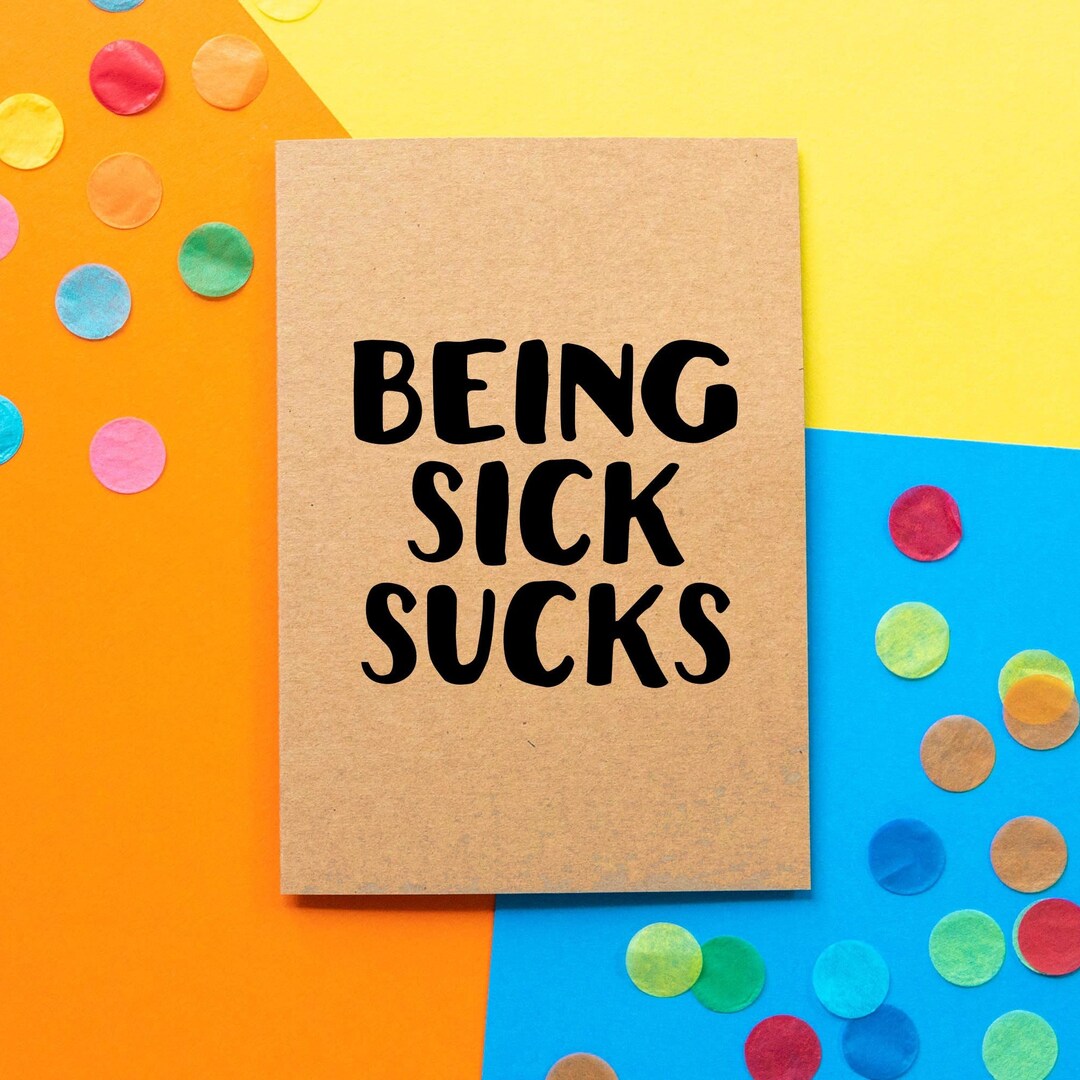 Get Well Soon Card, Funny Get Well Card, Best Wishes Card, Feel Better ...