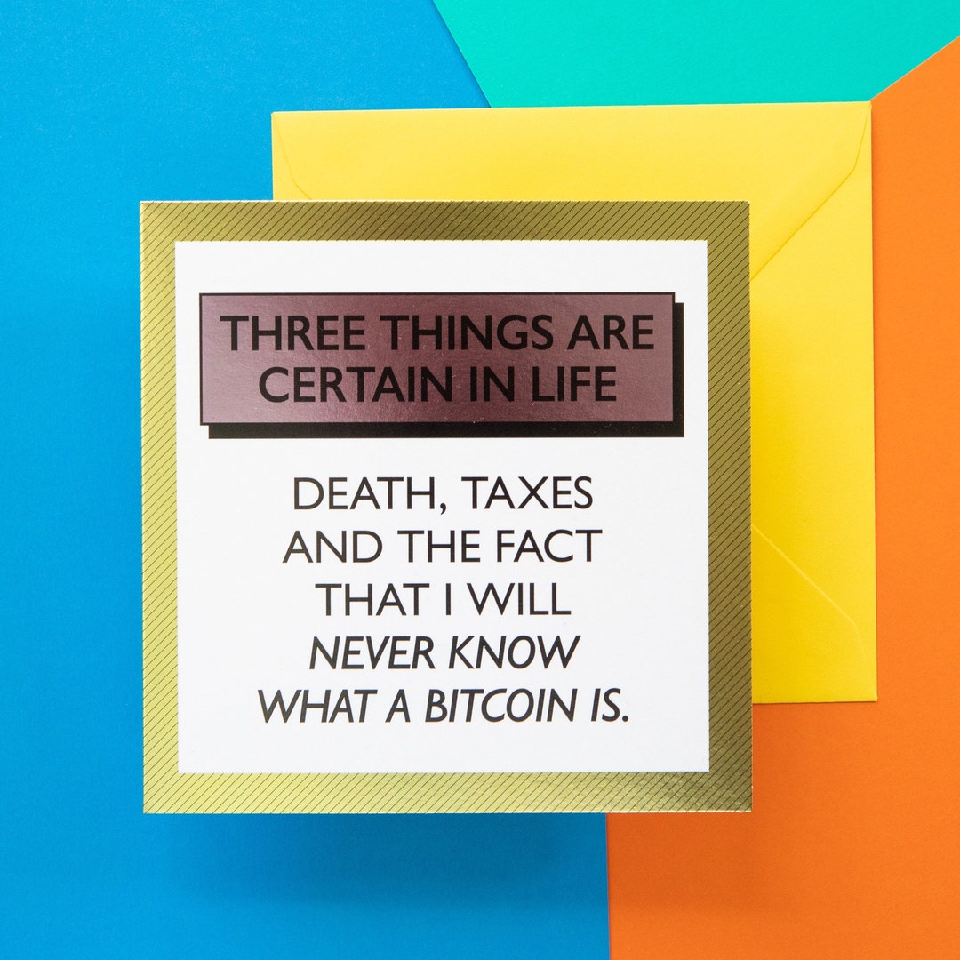 Funny Birthday Card, Bitcoin Birthday Card, Bitcoin, Daughter Birthday ...
