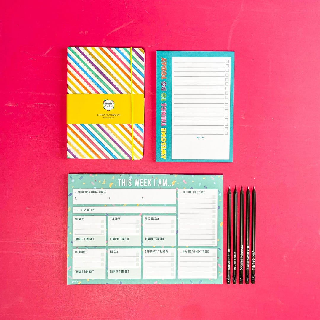 Back to School Stationery Bundle - Etsy