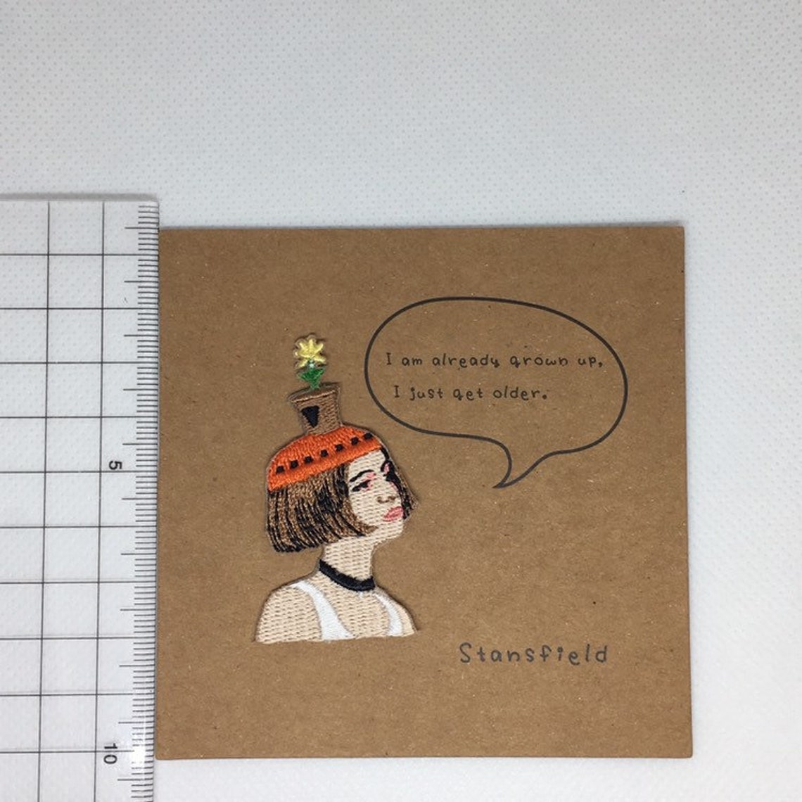 Leon the Professional Matilda Iron on Patch Natural／embroidered Patch ...