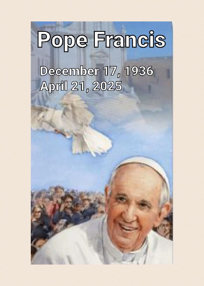 Pope Leo XIV Robert Francis Prevost and Pope Francis Fridge Magnet ...