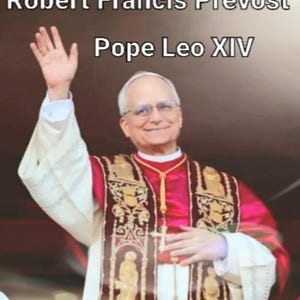 Pope Leo XIV Robert Francis Prevost Fridge Magnet Laminated Plastic 2 ...
