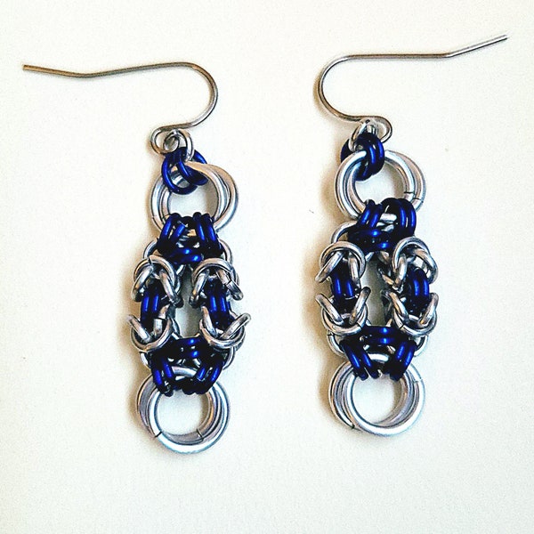 Chainmail Earrings - Etsy