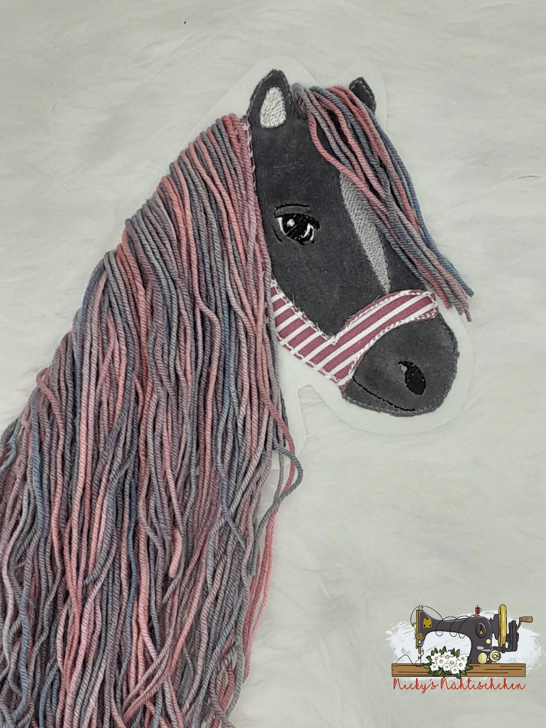 Horse, Patches, Iron-on Application, Patch, Long Woolly Mane - Etsy