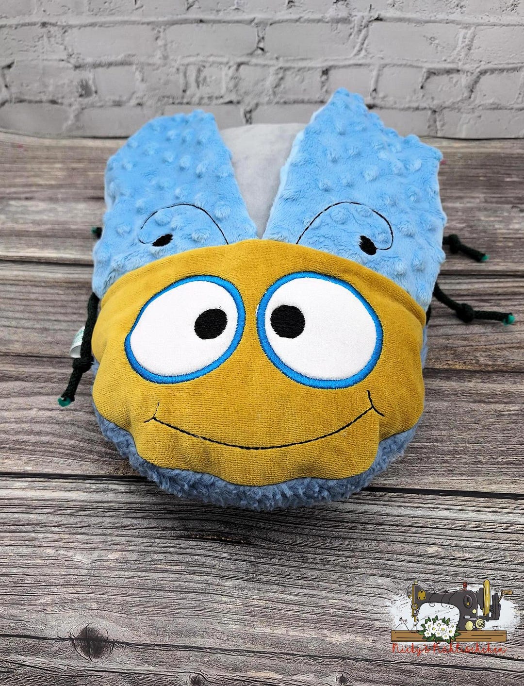 Karl the Beetle – Cuddly Toy & Pillow – Handmade Stuffed Toy – Approx ...