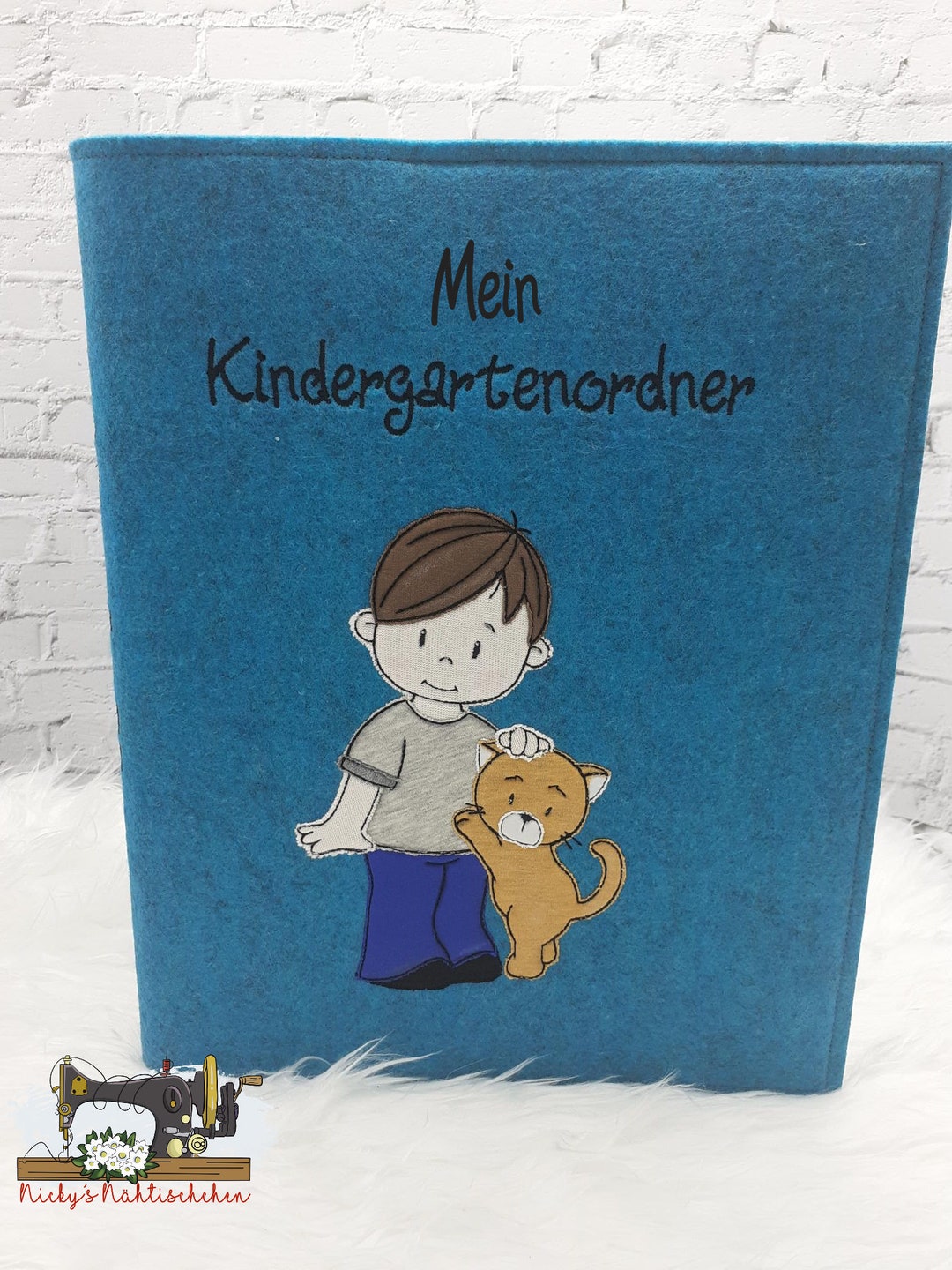 Kindergarten Folder Reminders Portfolio With Doodle Embroidery - Etsy