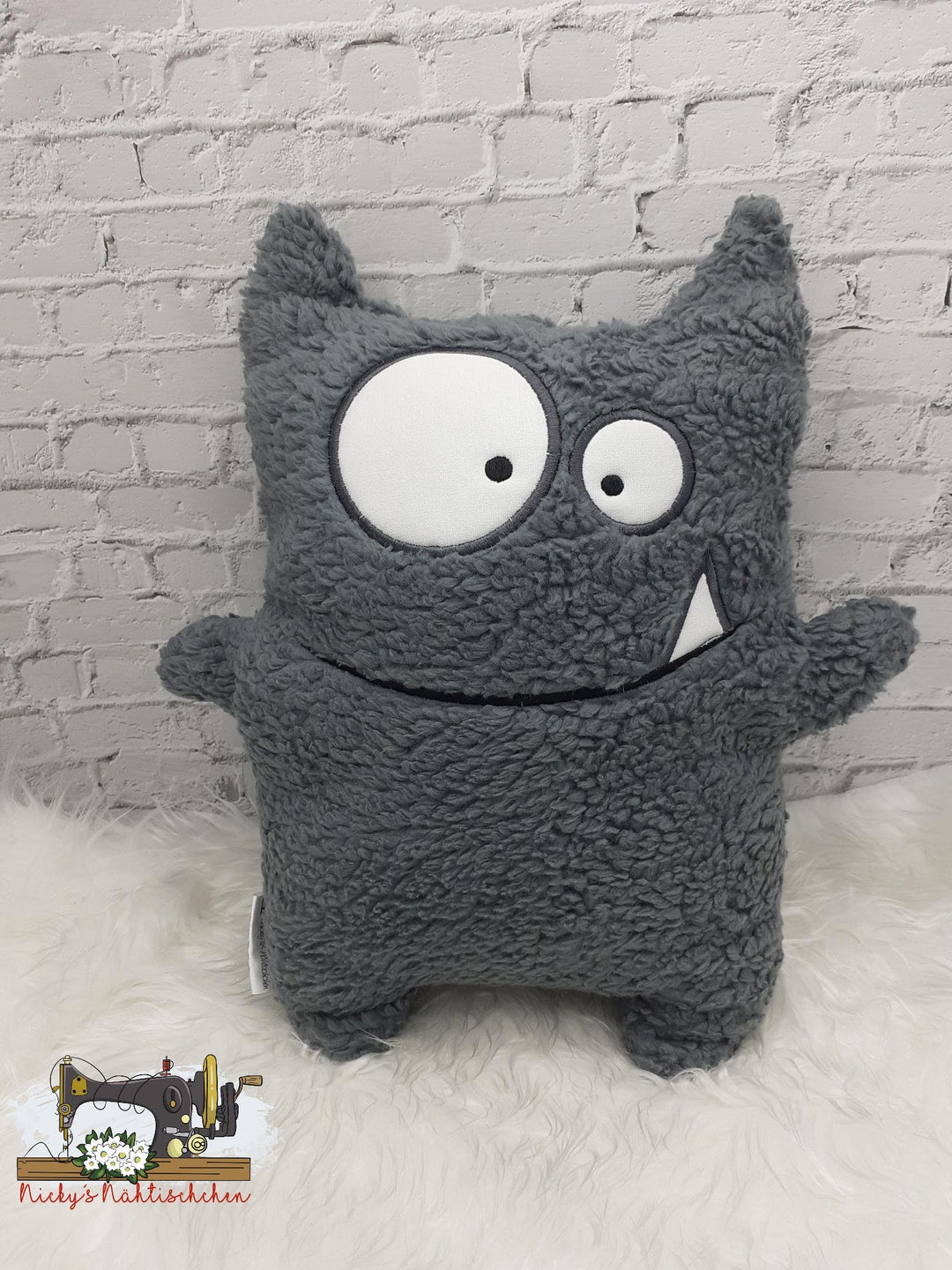 Monster Cuddly Toy Large Cuddly Toy Stuffed Animal Bear - Etsy