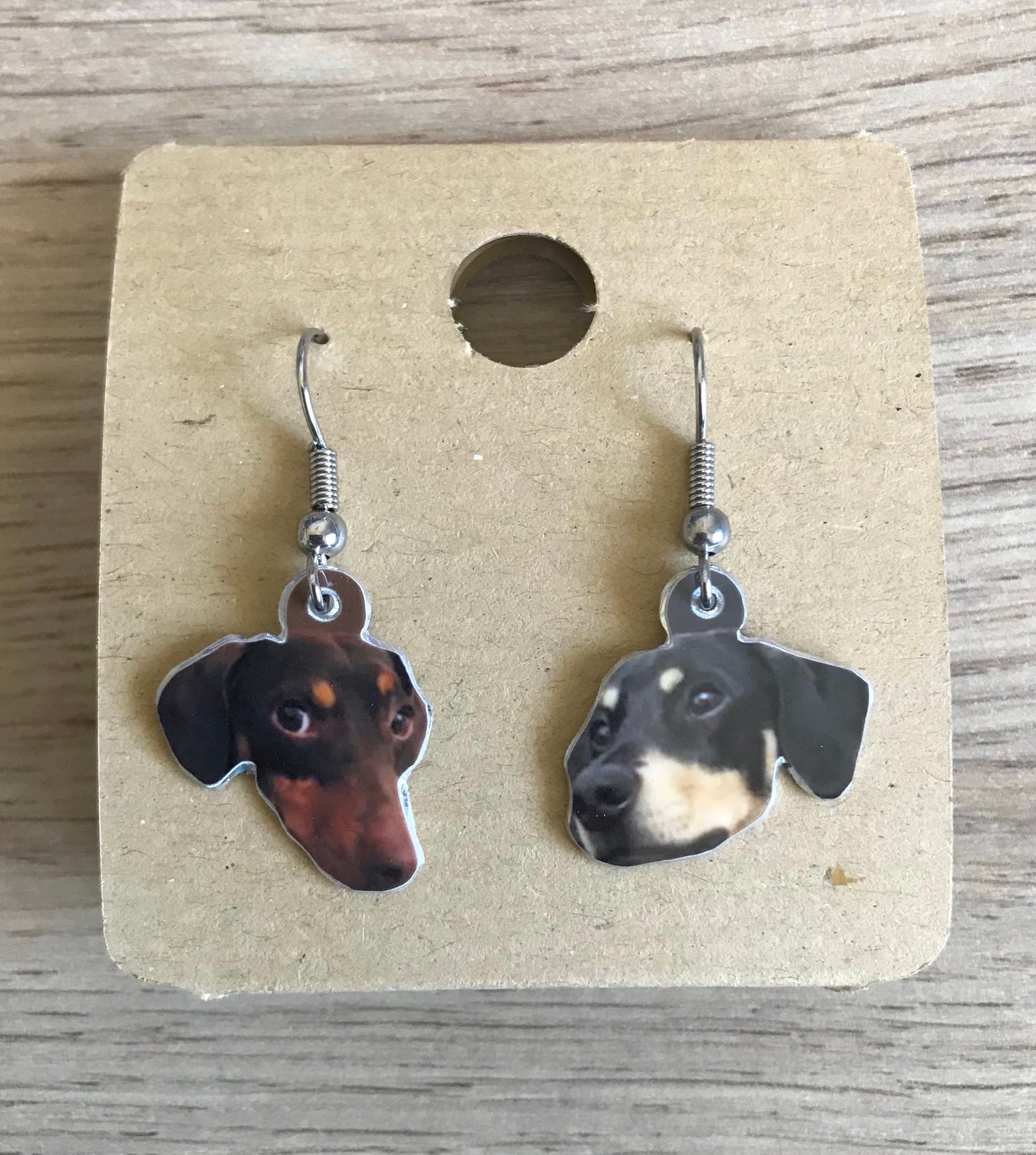Custom Dog Earrings Custom Dog Drop Earrings Dangly Dog | Etsy