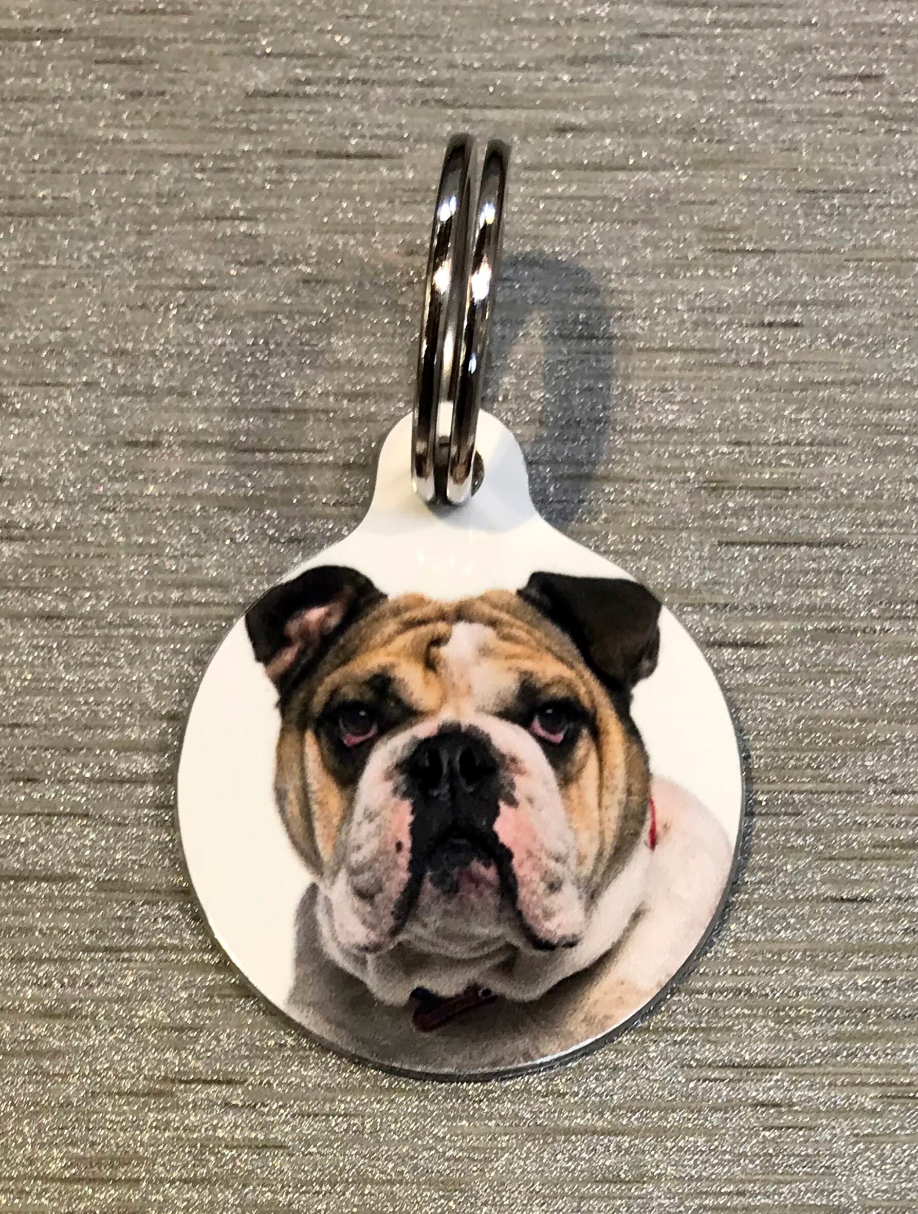 Custom Dog ID Tag Round Dog Tag Photo Tag Dog Tag Dog - Etsy UK