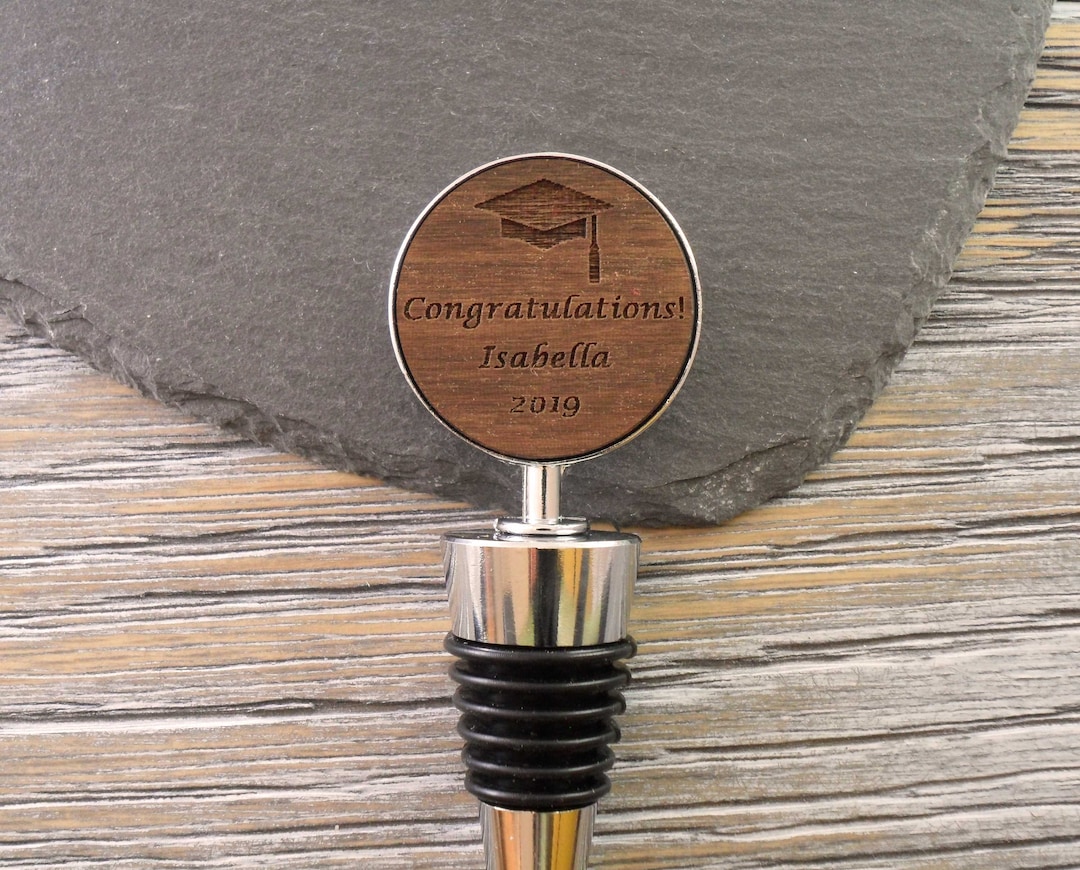 Graduation Wine Bottle Stopper - Etsy