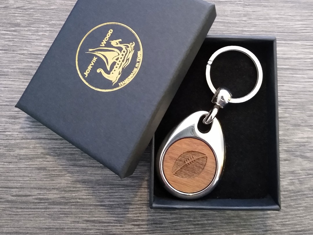 Personalised Rugby Ball Design Keyring, Custom Keychain - Etsy